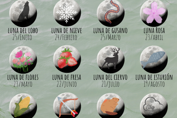 La energía de las 12 lunas llenas del año - Verde Luna